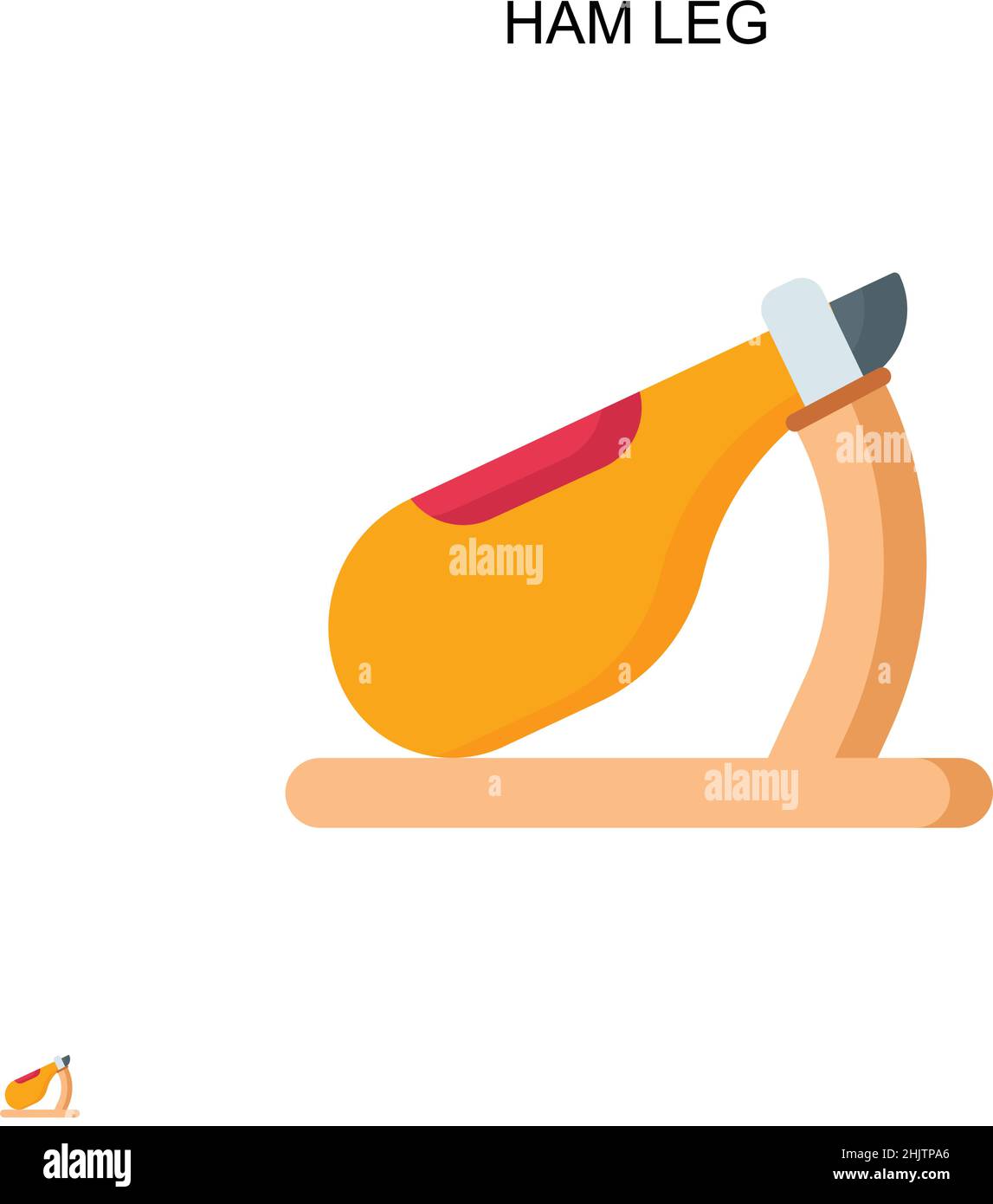 Ham leg dinner hi-res stock photography and images - Alamy