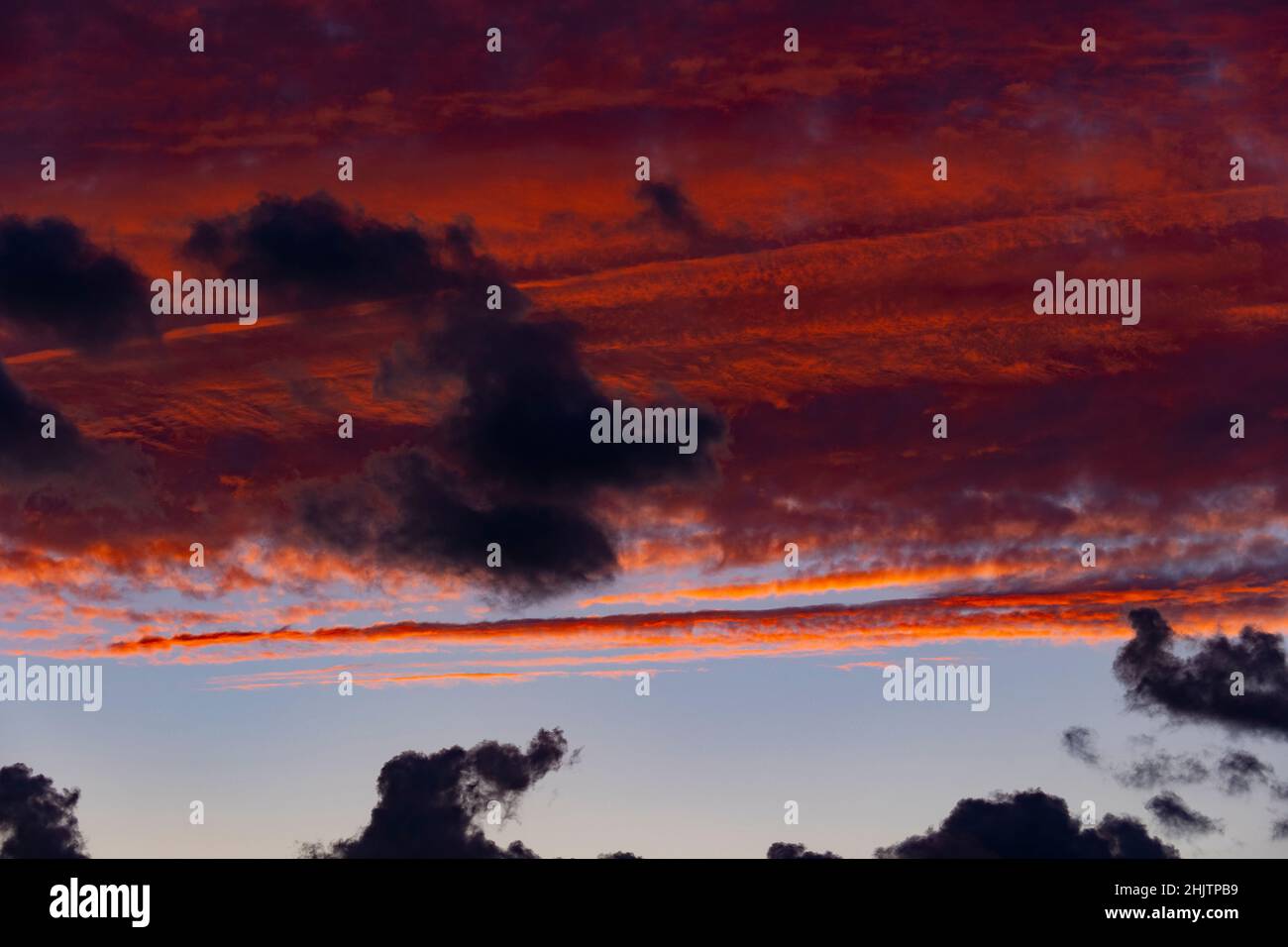 Dark red clouds red sunset hi-res stock photography and images - Alamy