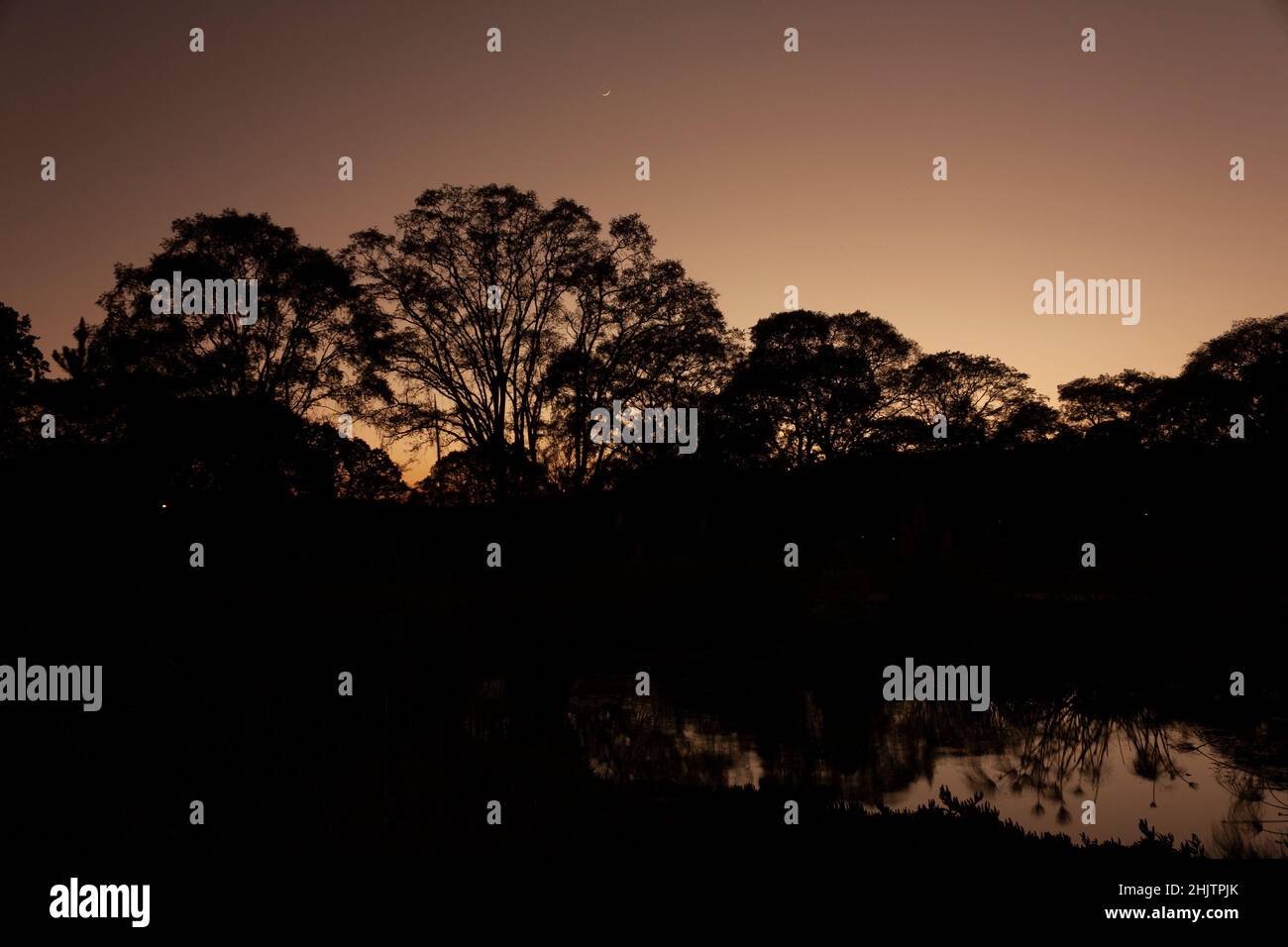 Half moon pond hi-res stock photography and images - Alamy