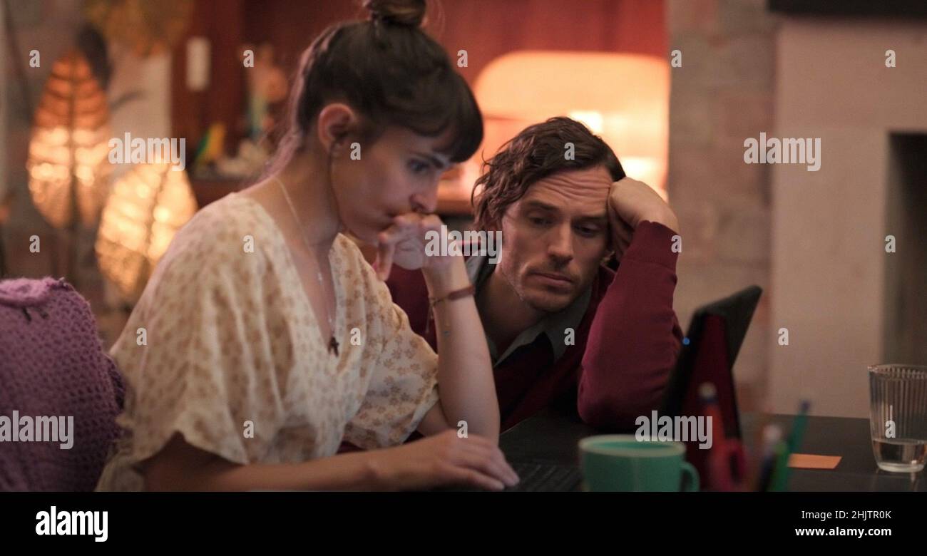 BOOK OF LOVE, from left: Veronica Echegui, Sam Claflin, 2022, © Amazon ...