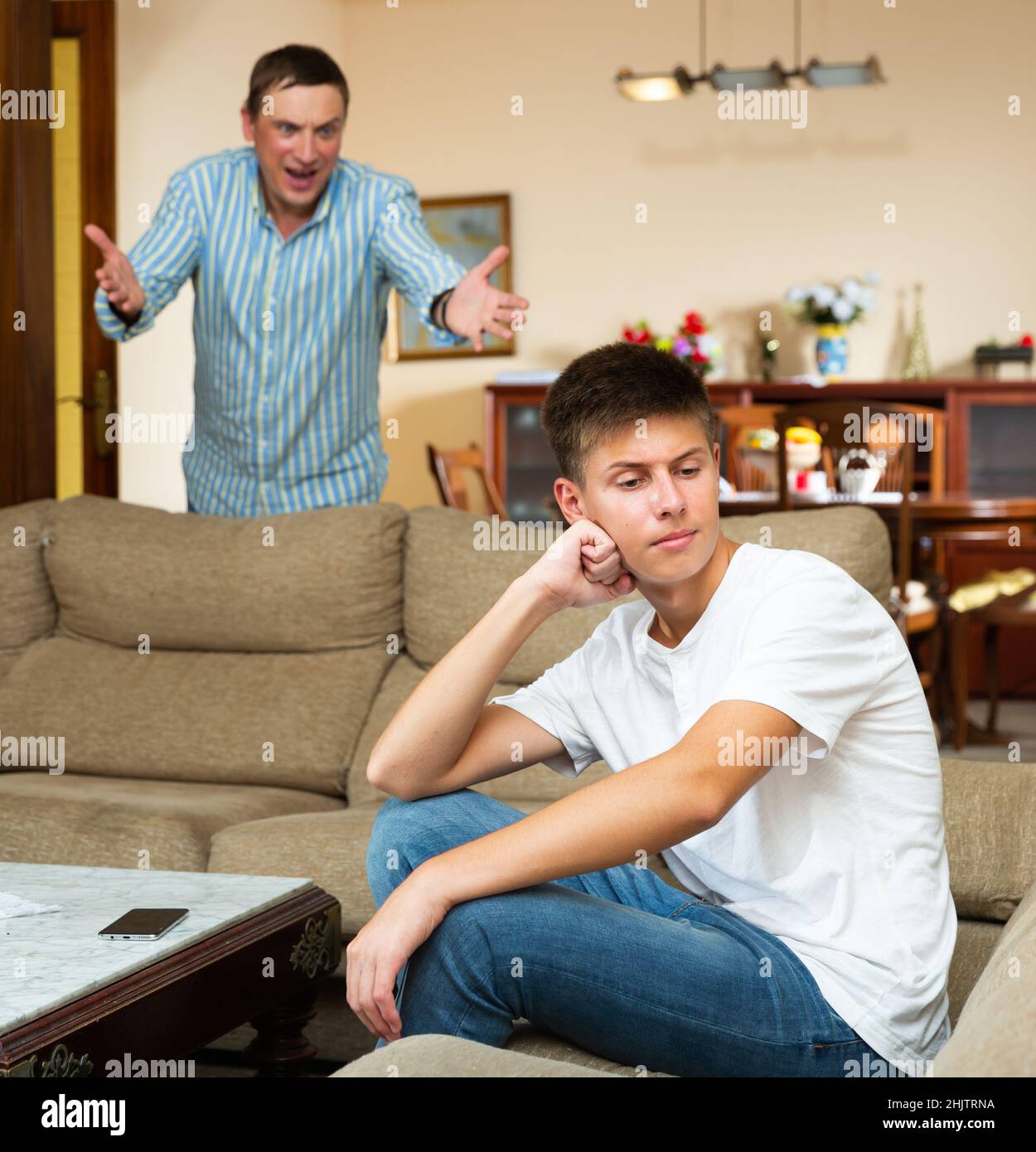 Grumpy dad hi-res stock photography and images - Alamy