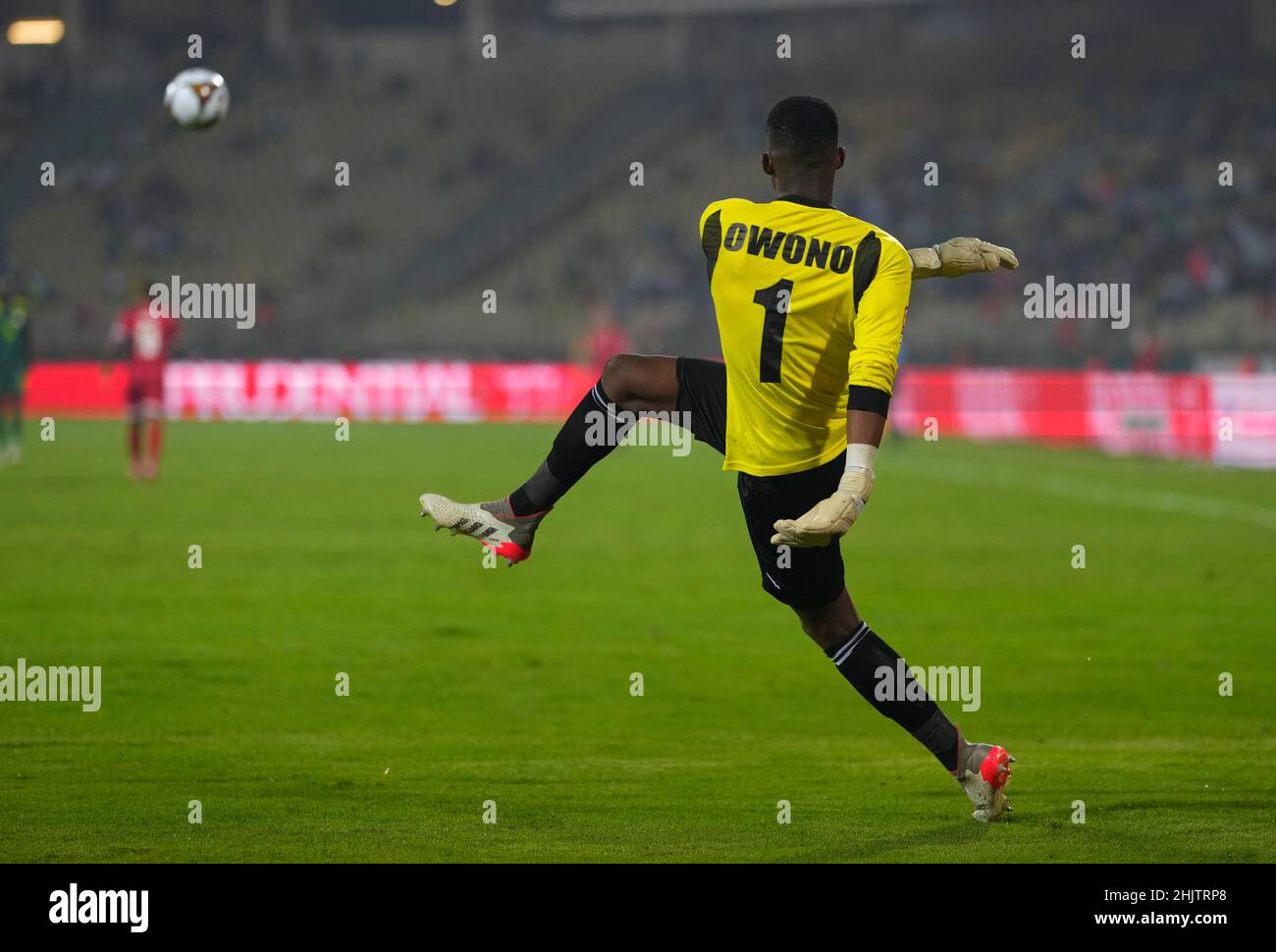 Yaounde, Cameroon, January, 30, 2022: JesÃºs Owono of Equatorial Guinea ...
