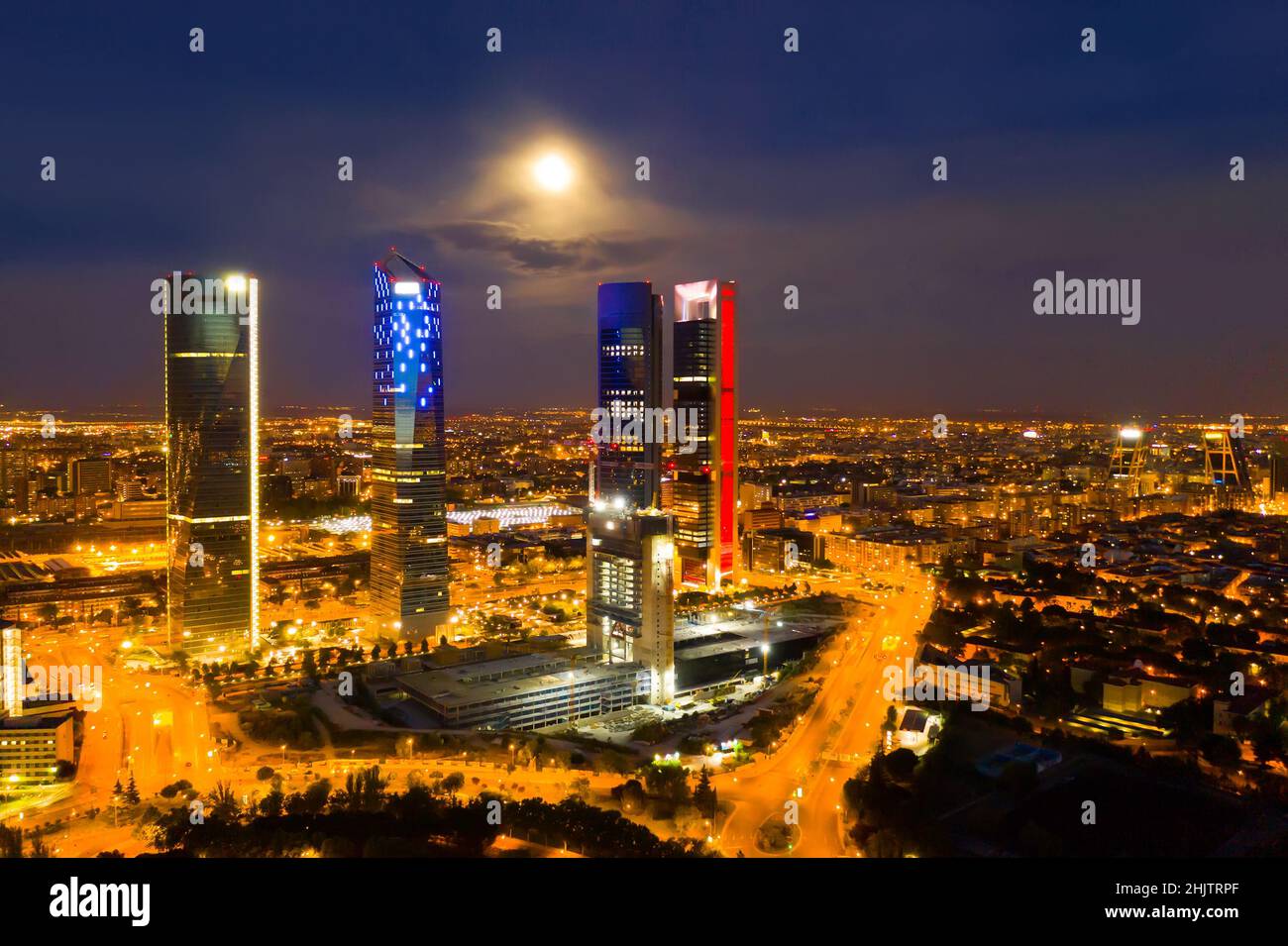 Four towers business area madrid hi-res stock photography and images ...