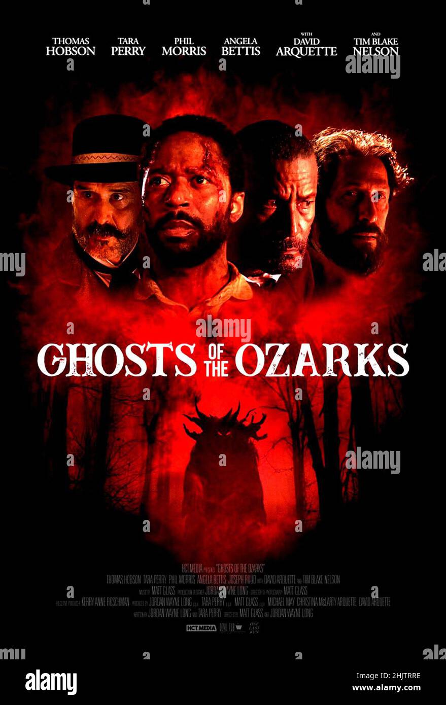 GHOSTS OF THE OZARKS, poster, from left: David Arquette, Thomas Hobson ...
