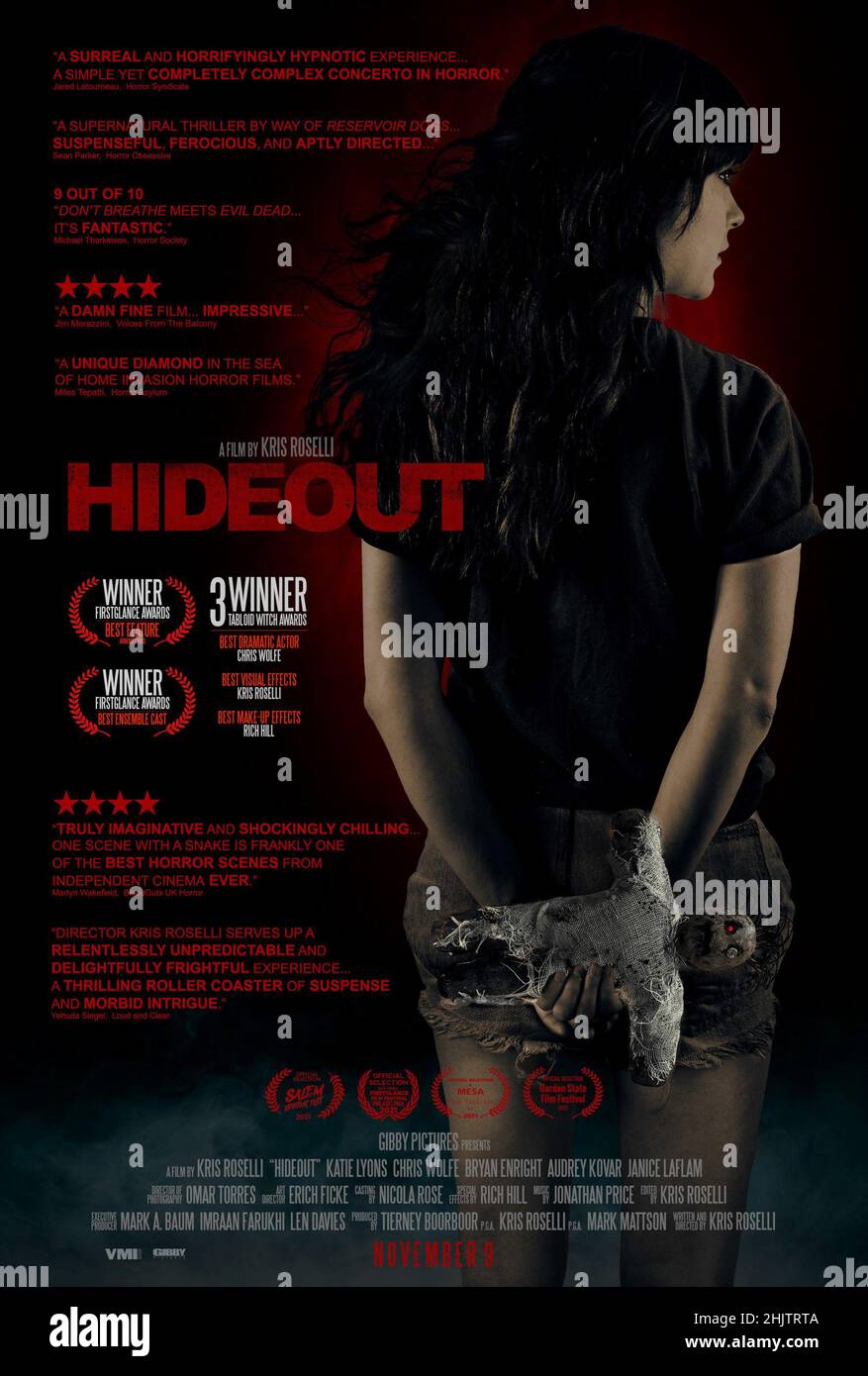 HIDEOUT, poster, Audrey Kovar, 2021. © VMI Releasing / Courtesy Everett ...