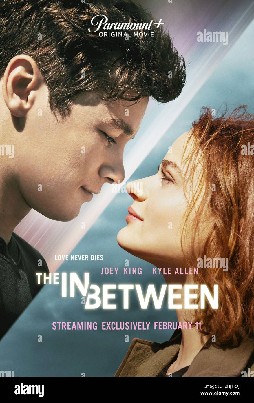 THE IN BETWEEN, US poster, from left: Kyle Allen, Joey King, 2022 ...