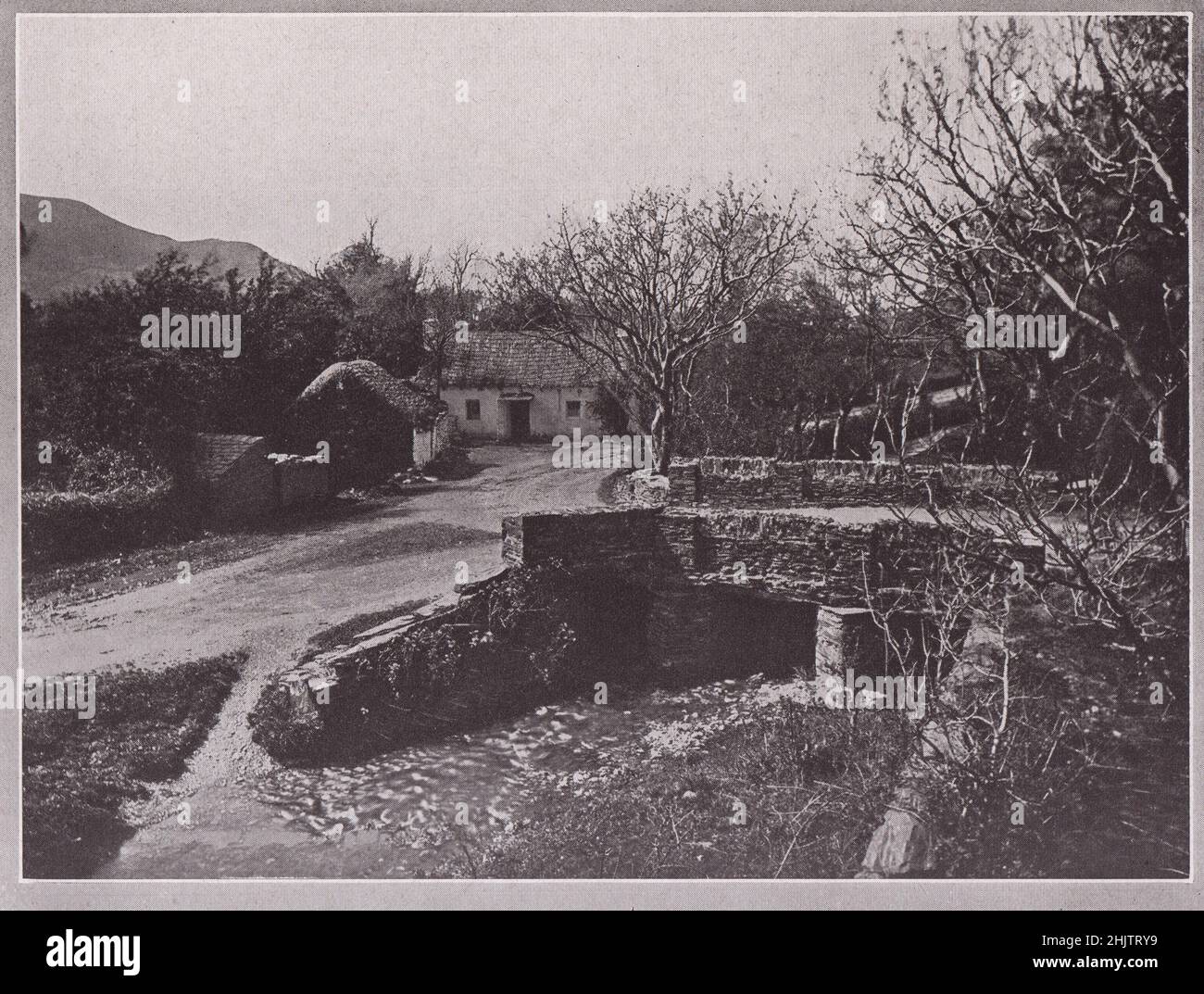 Old Gladdagh Bridge, Sulby. Isle of Man (1913 Stock Photo - Alamy