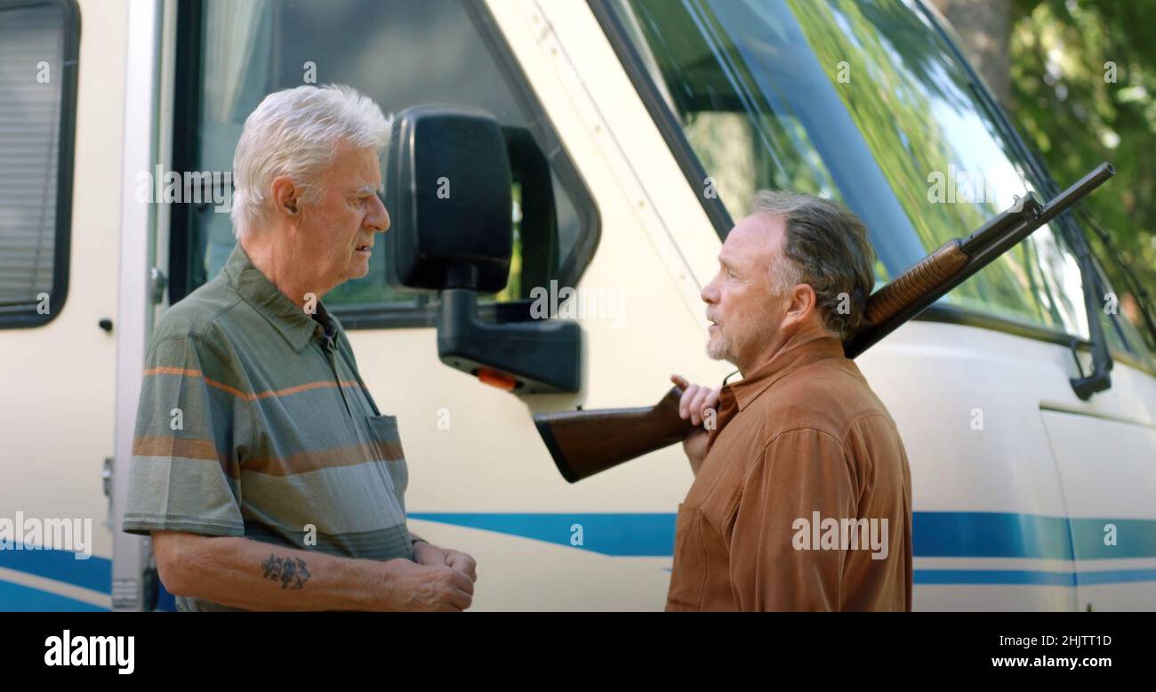 IN THE FOREST, from left: Lyman Ward, Don Baldaramos, 2022. © Vertical ...