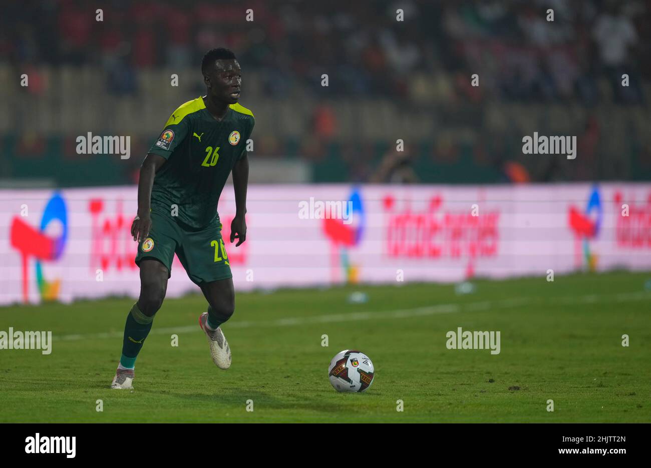Yaounde, Cameroon, January, 30, 2022: Pape Gueye of Senegal during Senegal versus Equatorial ...