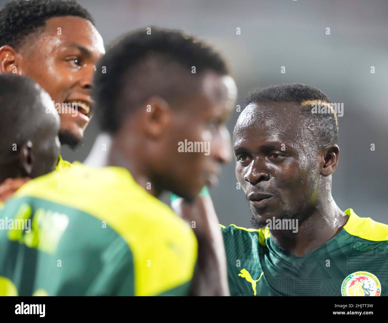 Yaounde, Cameroon, January, 30, 2022: Sadio Mané of Senegal during Senegal versus Equatorial ...