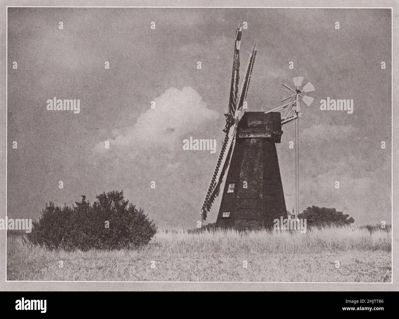 Windmill at Westenhanger. Kent (1913 Stock Photo - Alamy