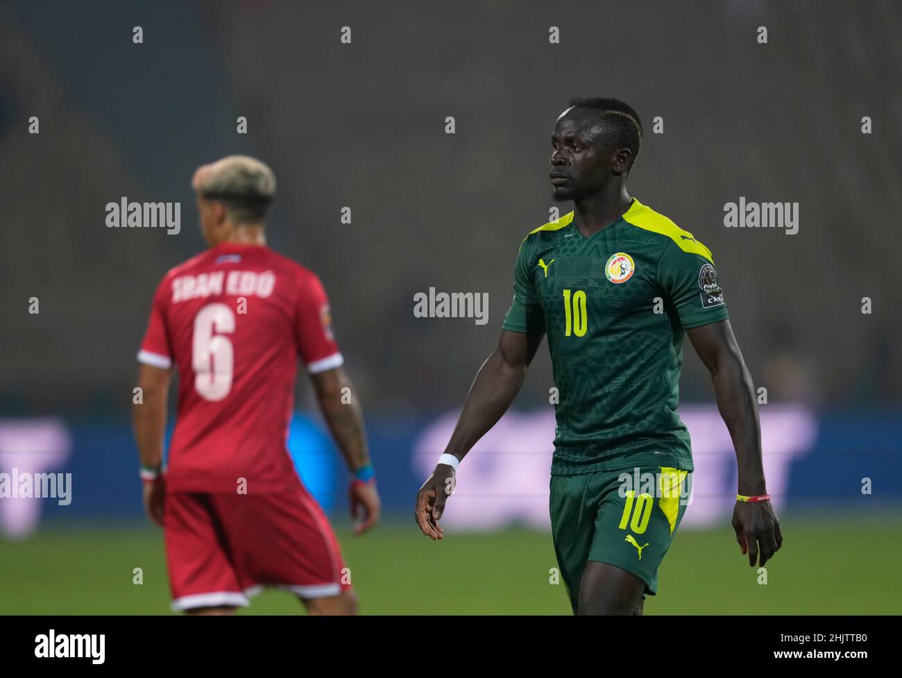Yaounde, Cameroon, January, 30, 2022: Sadio Mané of Senegal during Senegal versus Equatorial ...