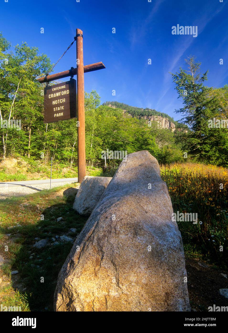 Crawford notch sign hi-res stock photography and images - Alamy