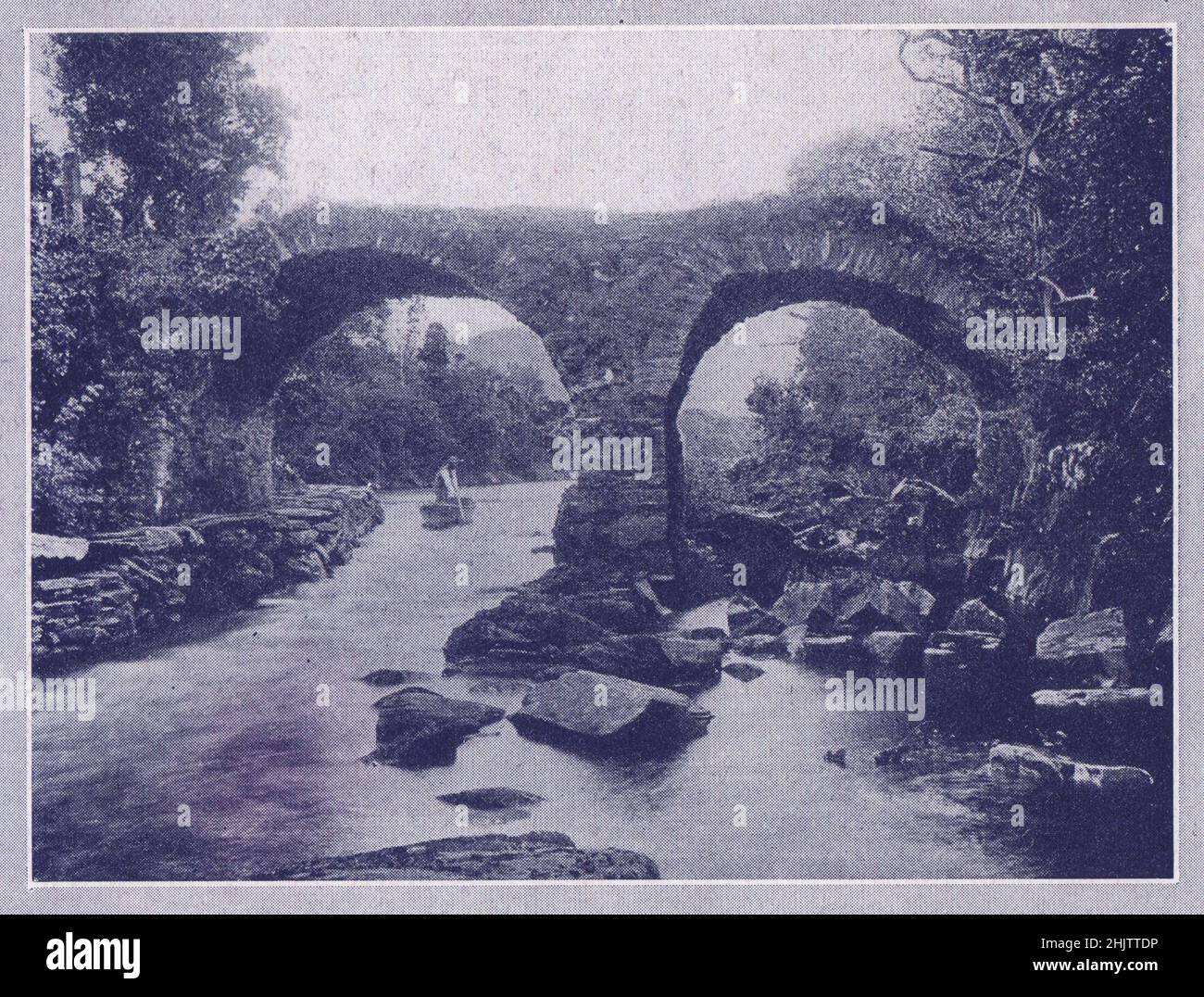 Old Weir Bridge, Killarney. County Kerry (1913 Stock Photo - Alamy