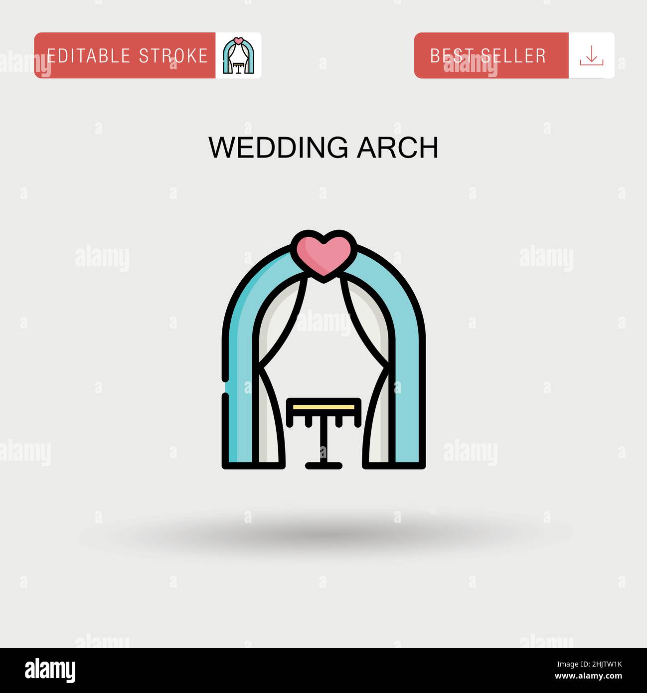 Outdoor wedding celebration Stock Vector Images - Alamy