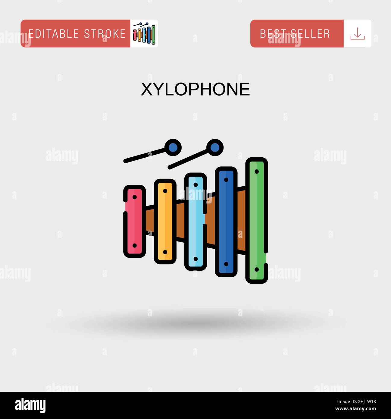 Xylophone percussion orchestra hi-res stock photography and images - Alamy