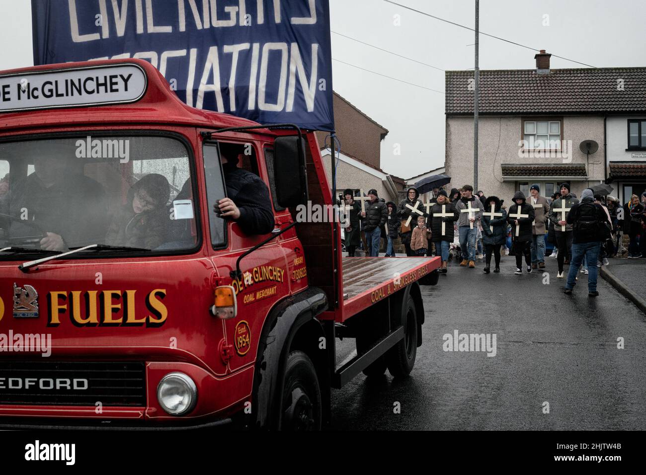 In the creggan estate in derry hi-res stock photography and images - Alamy