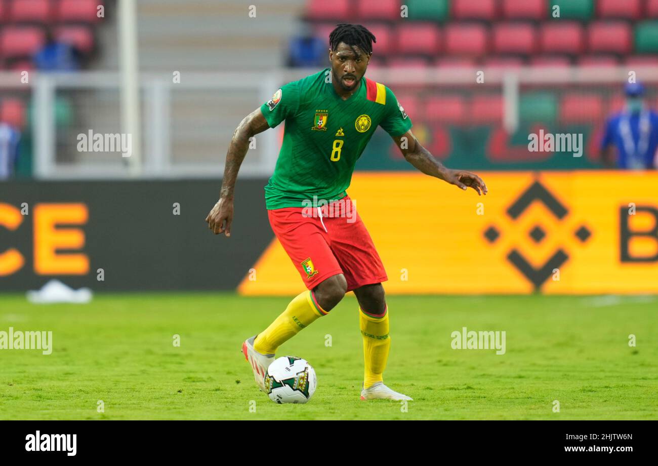 Yaoundé, Cameroon, January, 9, 2022: André-Frank Zambo Anguissa of ...