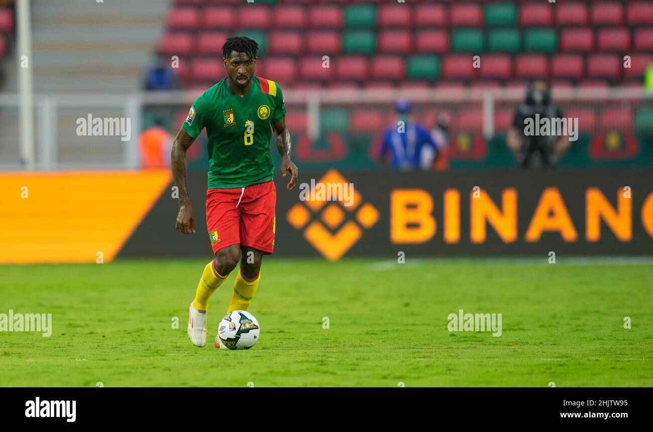 Yaoundé, Cameroon, January, 9, 2022: André-Frank Zambo Anguissa of ...