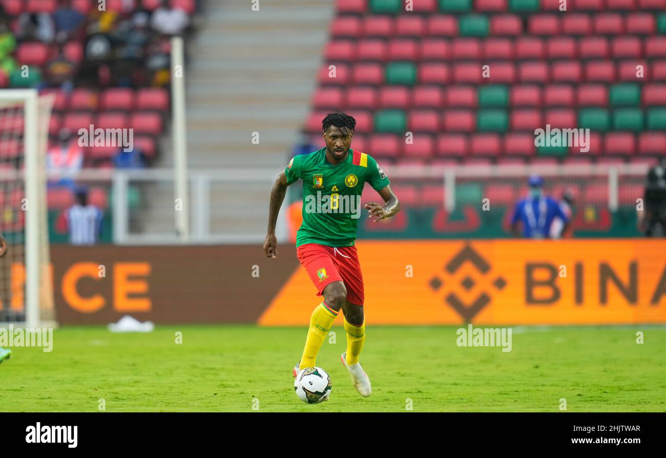 Yaoundé, Cameroon, January, 9, 2022: André-Frank Zambo Anguissa of ...