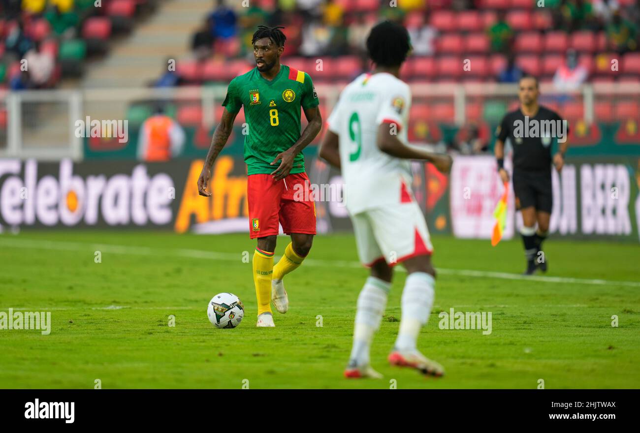 Yaoundé, Cameroon, January, 9, 2022: André-Frank Zambo Anguissa of ...