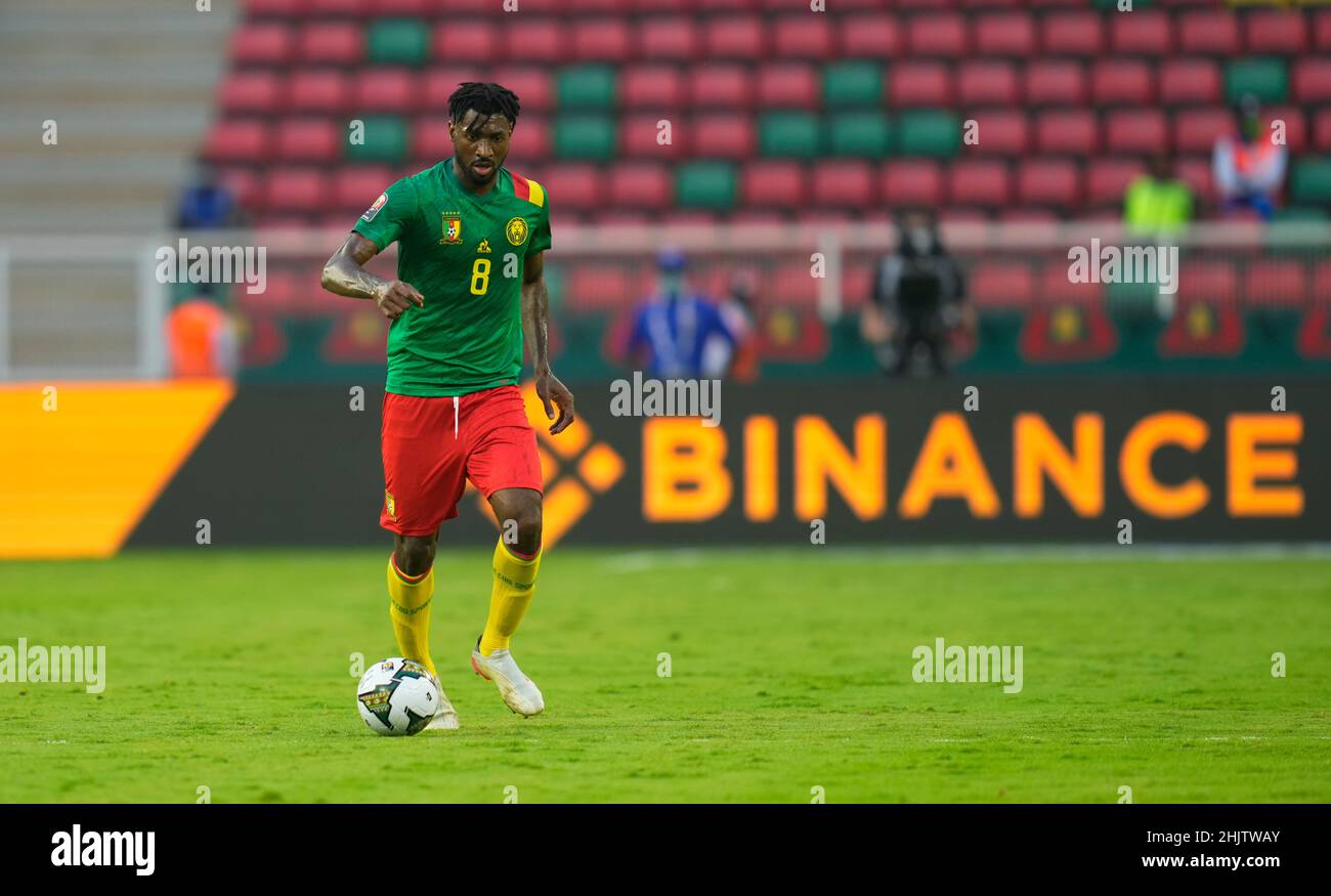 Yaoundé, Cameroon, January, 9, 2022: André-Frank Zambo Anguissa of ...