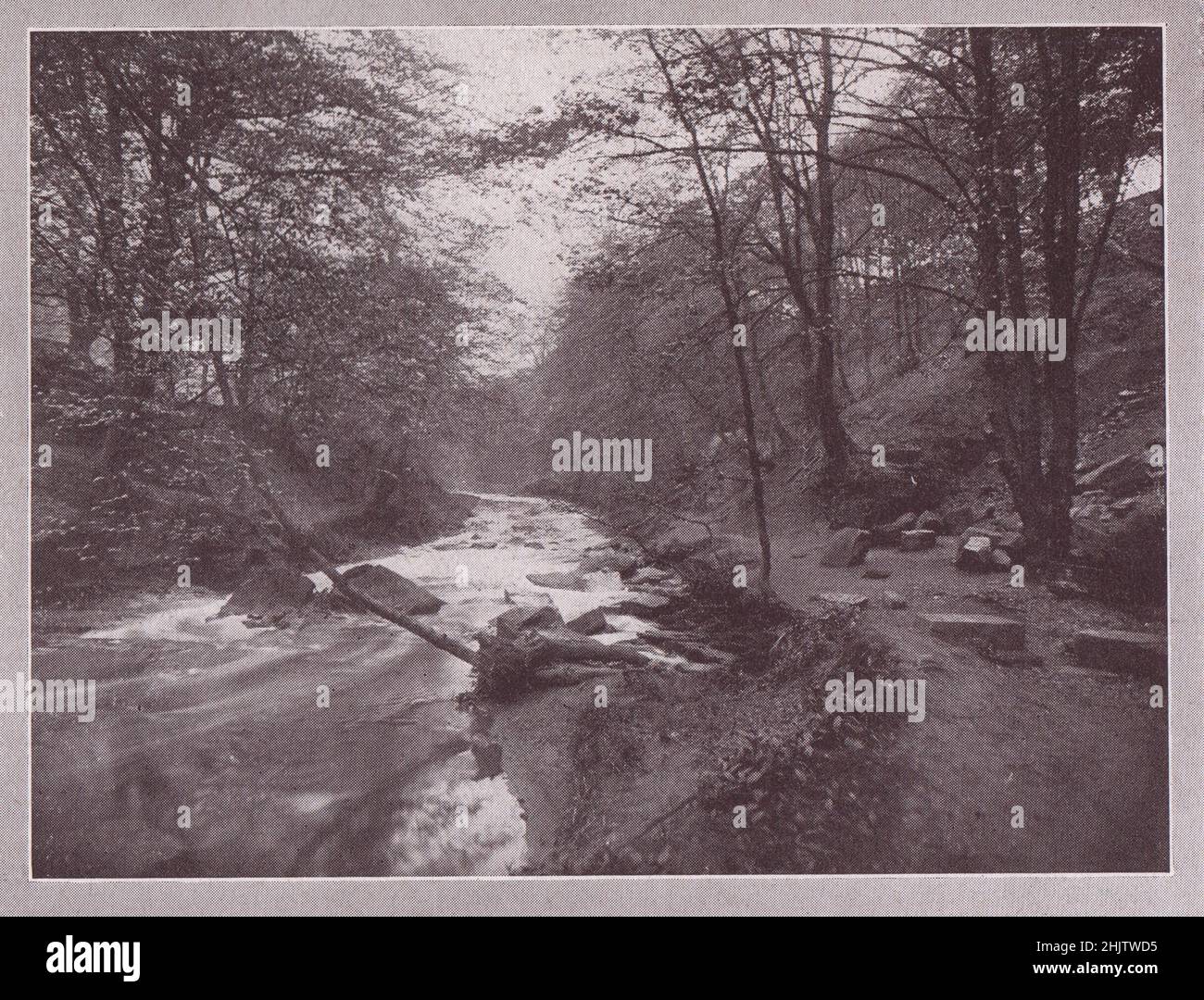 Monkland Glen, Airdrie. Lanarkshire (1913 Stock Photo - Alamy
