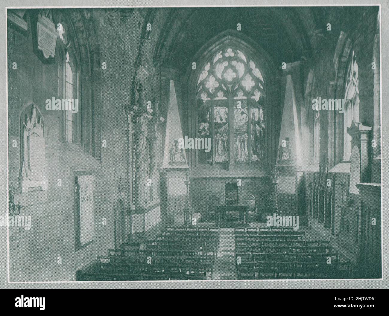Old Chapel, Bothwell Church. Lanarkshire (1913 Stock Photo - Alamy