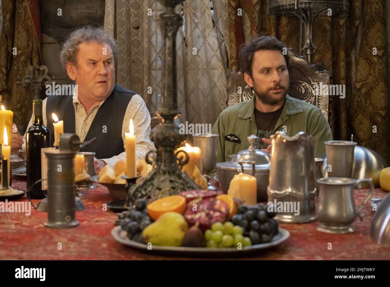 IT'S ALWAYS SUNNY IN PHILADELPHIA, from left: Colm Meaney, Charlie Day ...