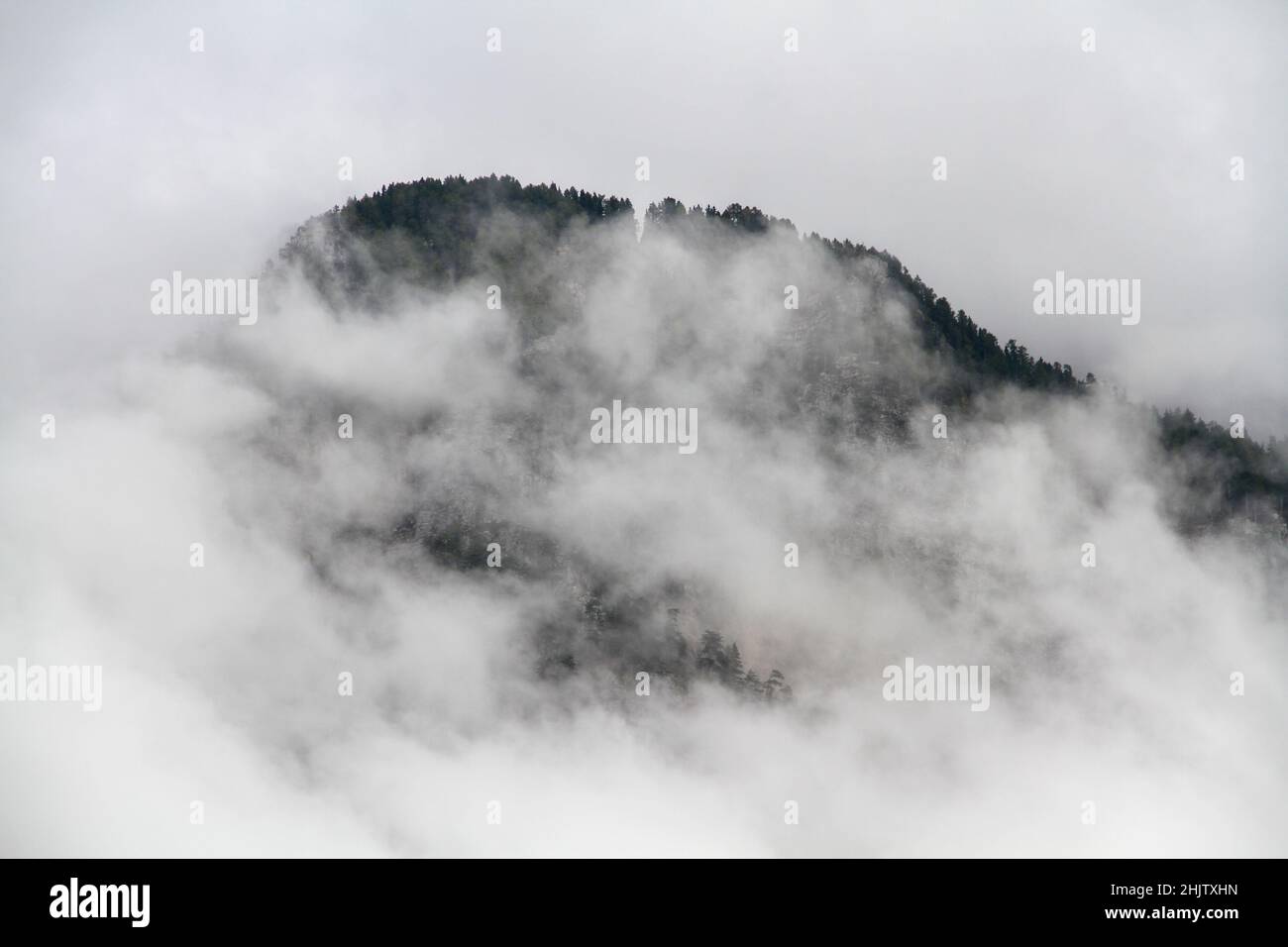Dense fog in high alpine hi-res stock photography and images - Alamy