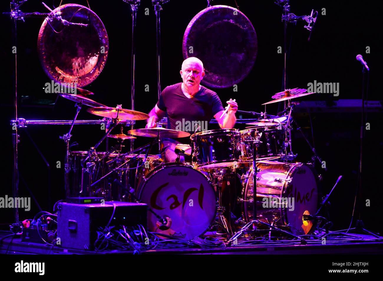 FORT LAUDERDALE, FL - JANUARY 30: Carl Palmer of Carl Palmer's ELP ...