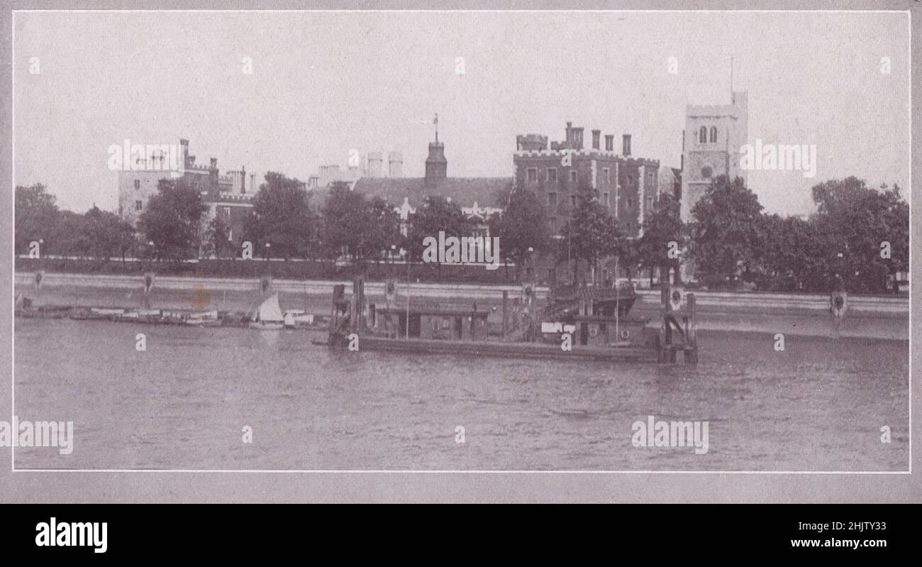 Lambeth Palace. London (1913 Stock Photo - Alamy