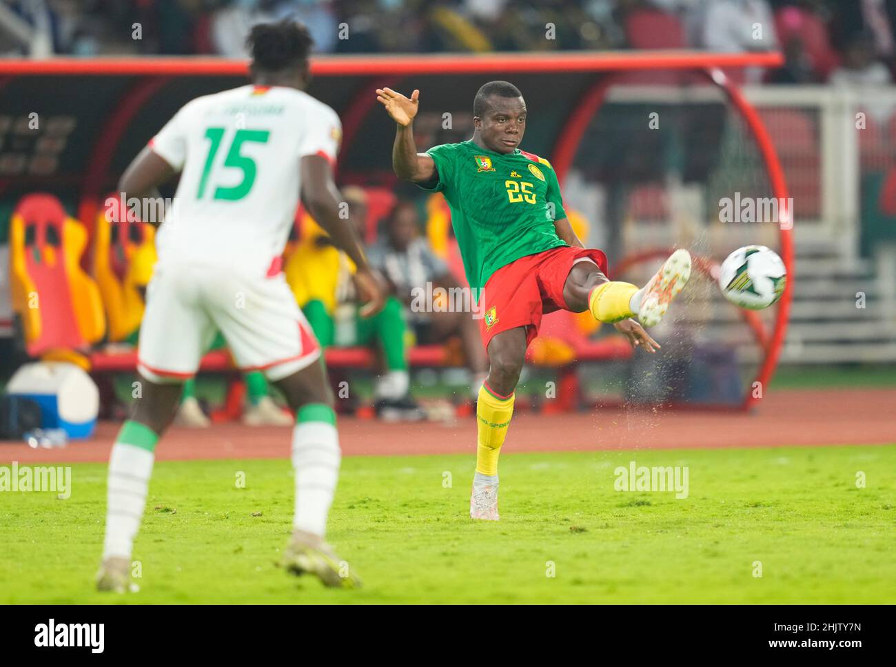 Yaoundé, Cameroon, January, 9, 2022: Nouhou Tolo of Cameroon during ...