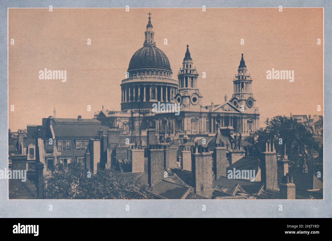 St. Paul's Cathedral. London (1913 Stock Photo - Alamy