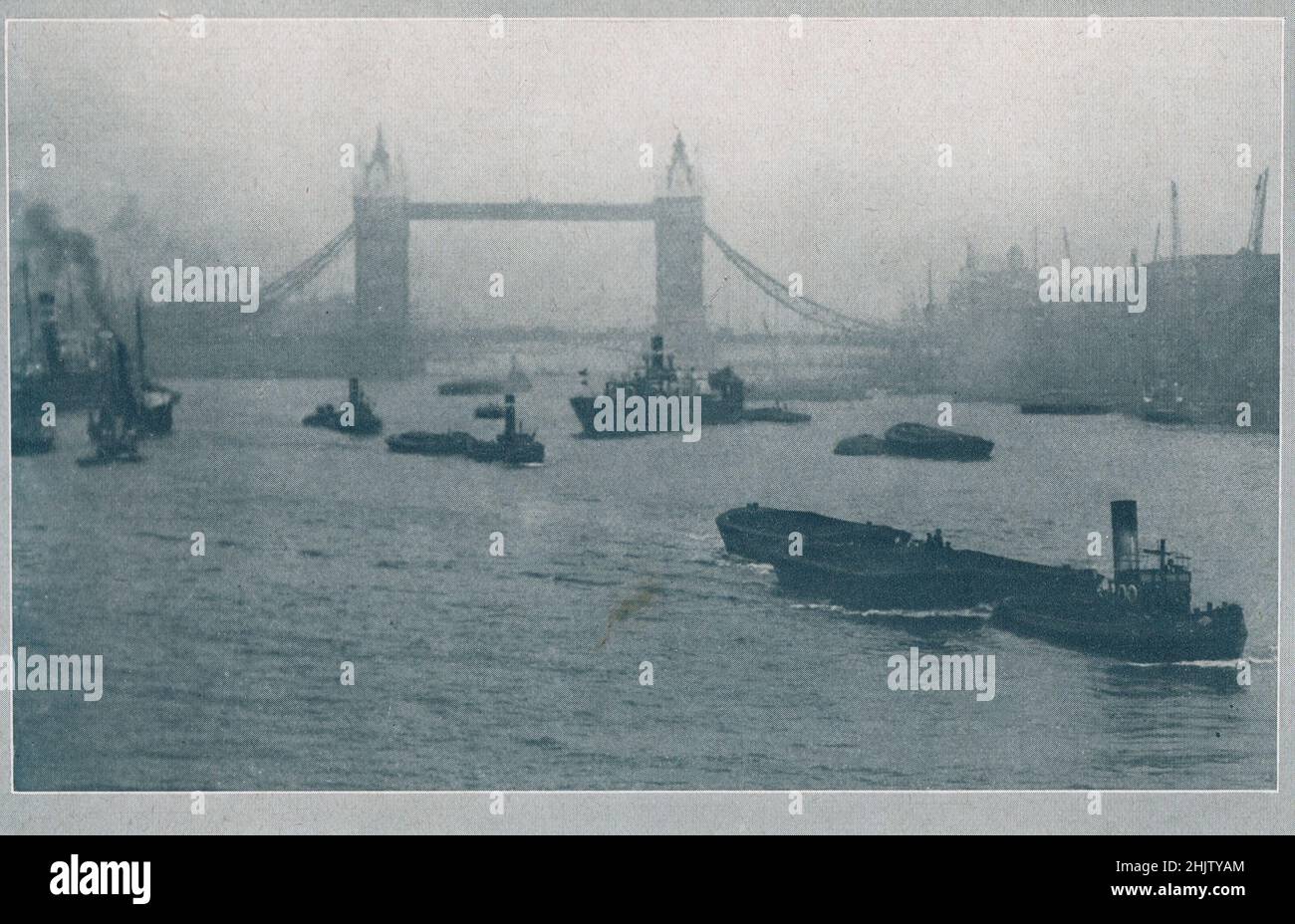 The Thames from London Bridge (1913 Stock Photo - Alamy