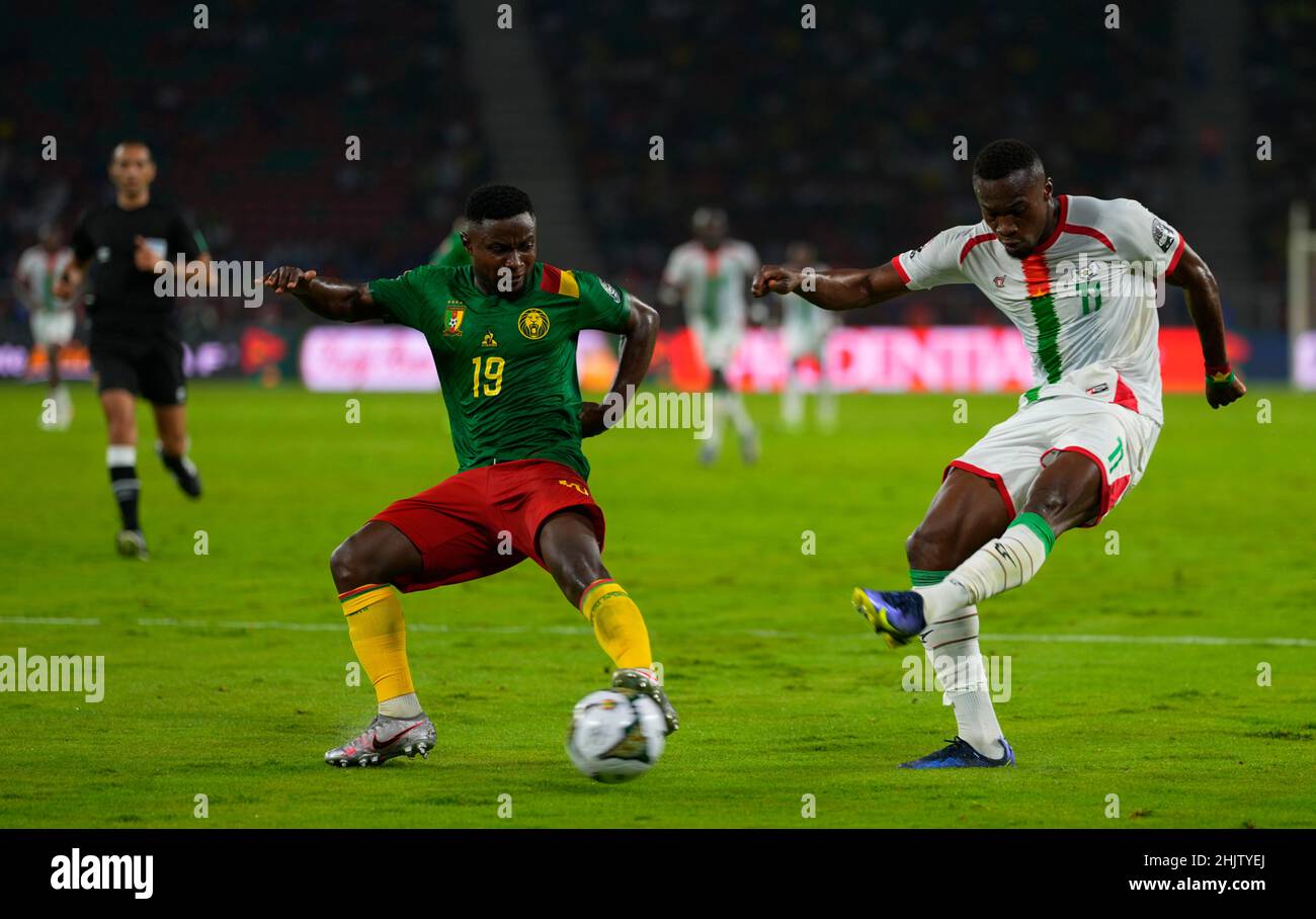 Yaoundé, Cameroon, January, 9, 2022: Collins Fai of Cameroon and ...