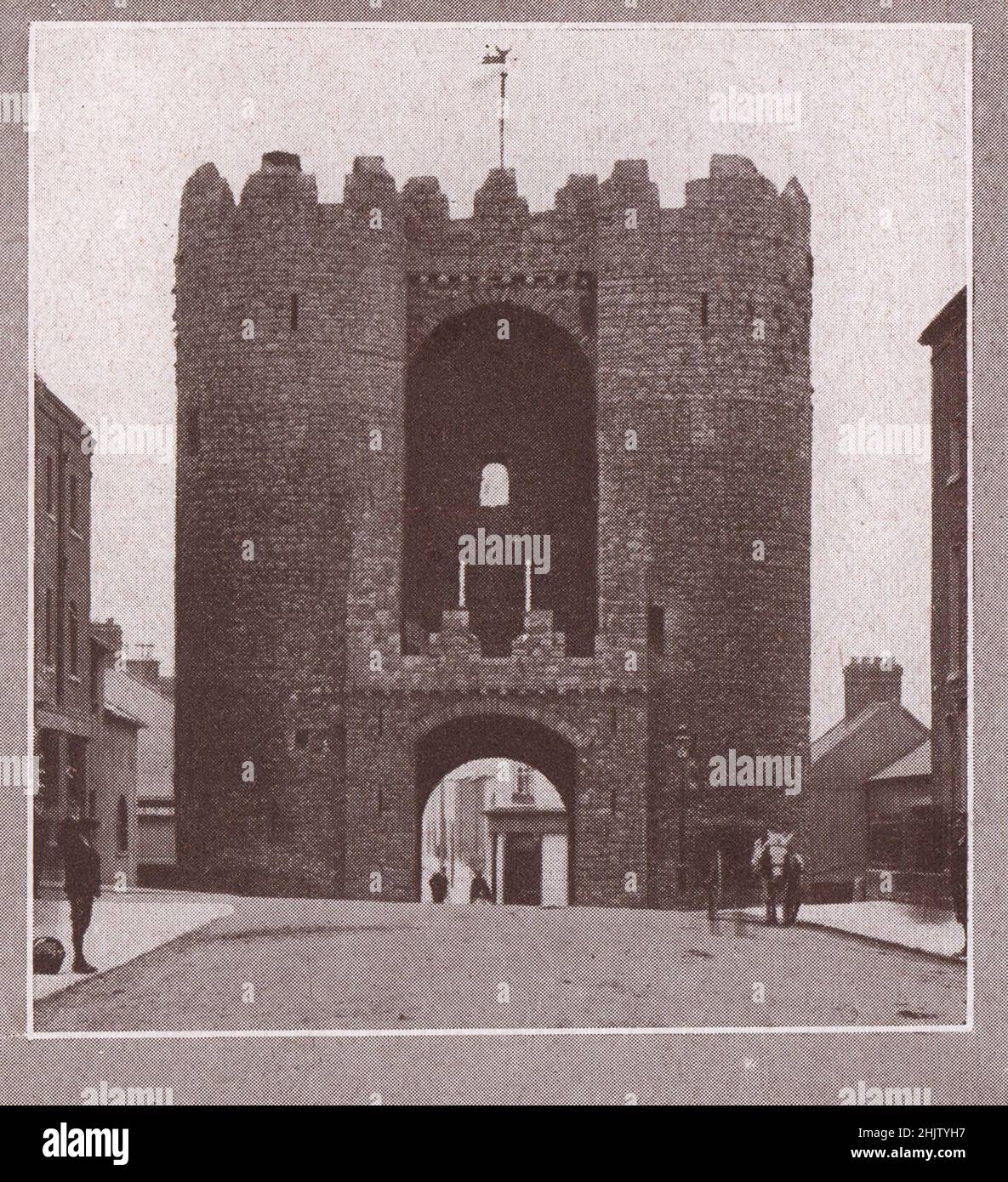 St. Lawrence's Gate, Drogheda. County Louth (1913 Stock Photo - Alamy