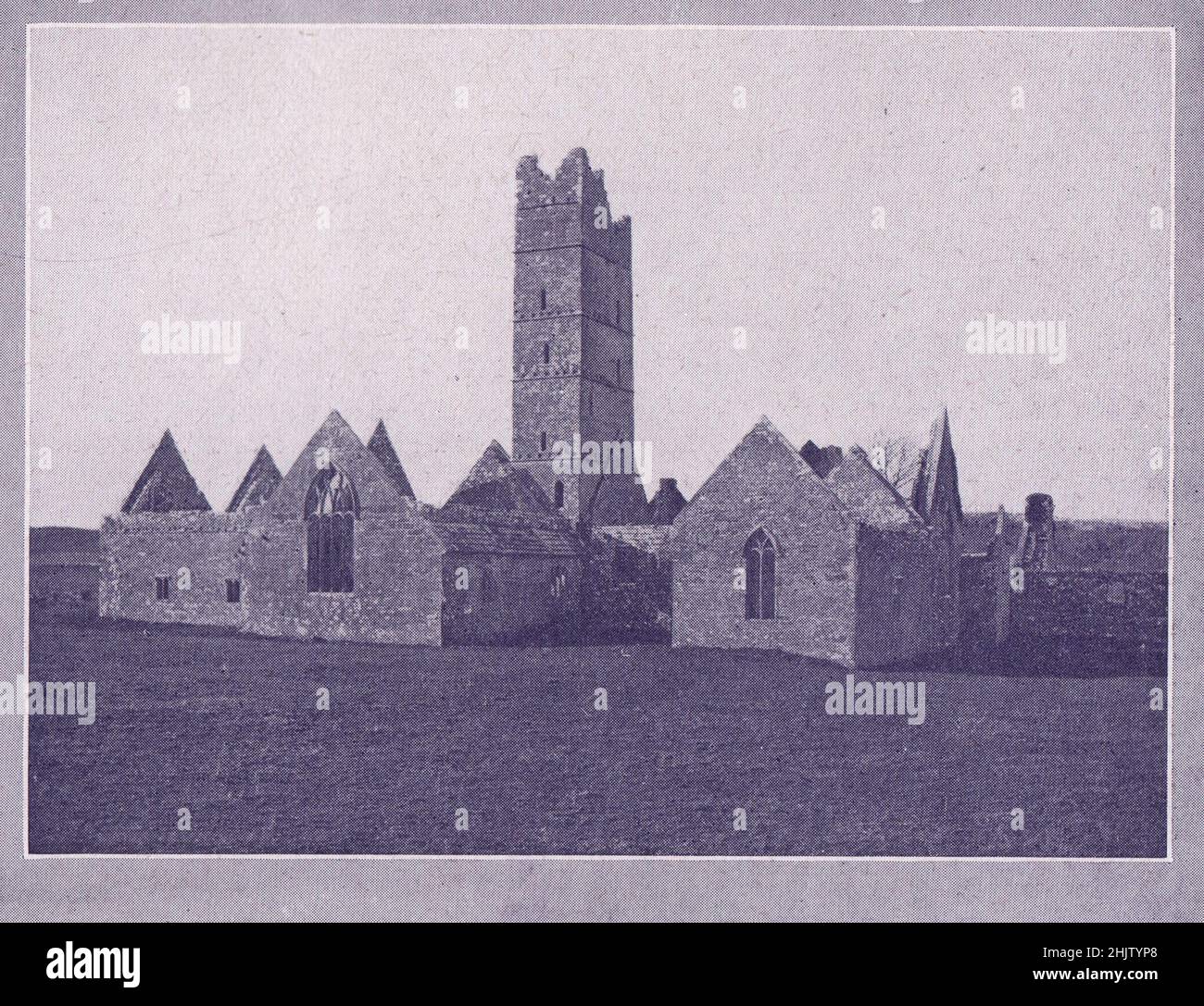 Moyne Abbey. County Mayo (1913 Stock Photo - Alamy