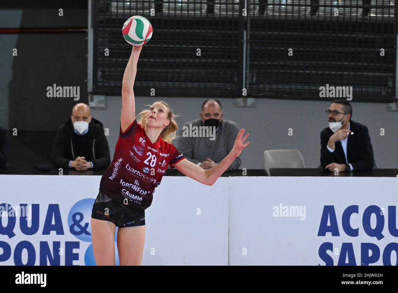 Rome, Italy. 30th Jan, 2022. Christina Bauer of Bartoccini Fortinfissi ...