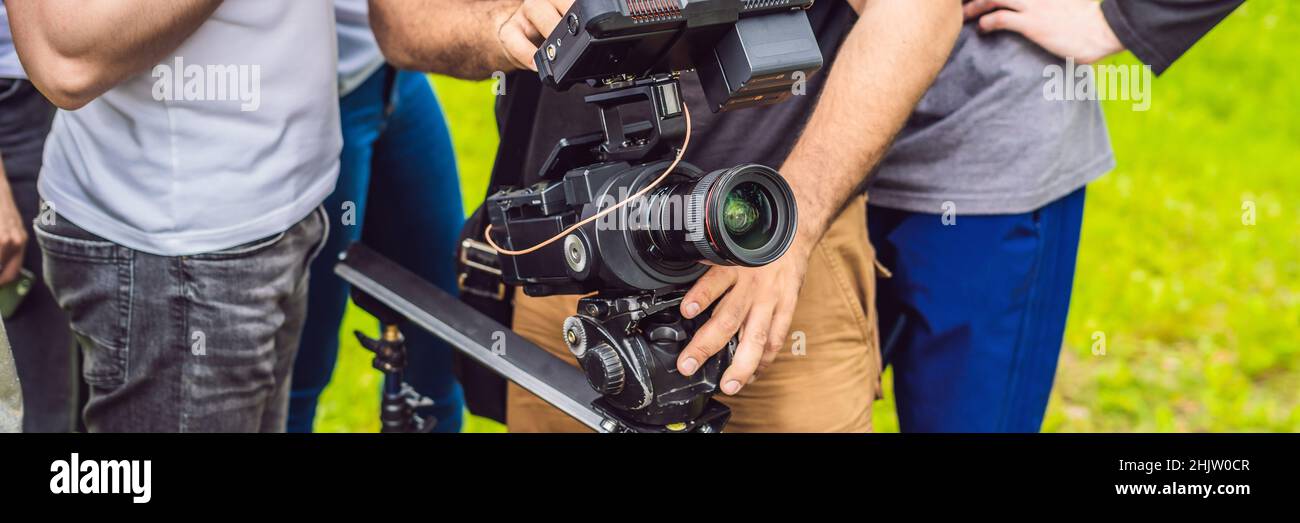 Digital Video Camera Gimbal Stabilization. DSLR Videography Equipment ...