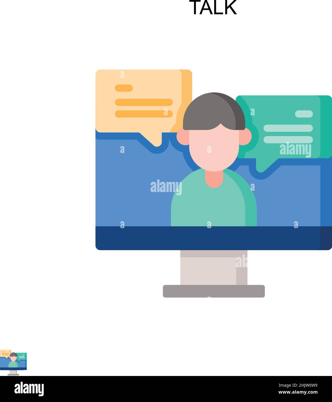 Communication conversation Stock Vector Images - Alamy