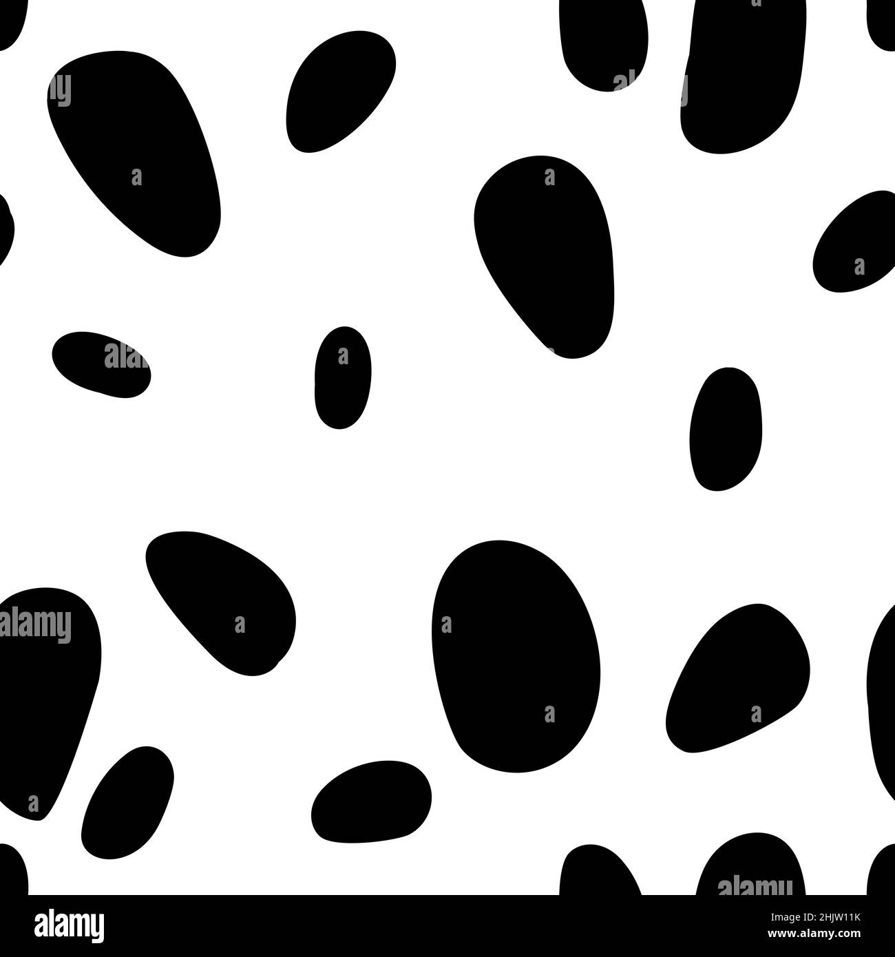 Random oval black spots on white background Stock Vector Image & Art ...