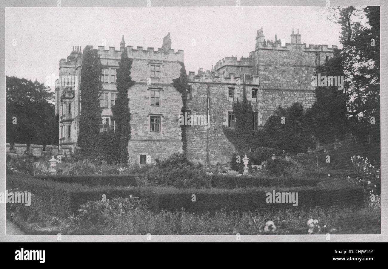Chillingham Castle. Northumberland (1913 Stock Photo - Alamy