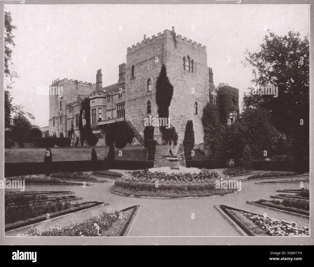 Ford Castle, near Wooler. Northumberland (1913 Stock Photo - Alamy