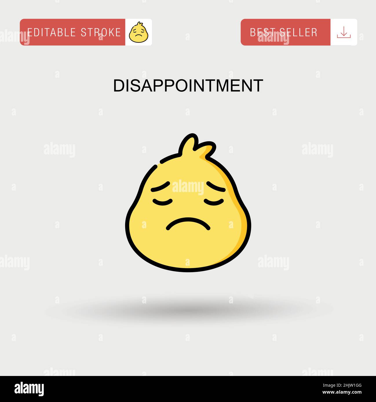 Disappointment gesture Stock Vector Images - Alamy
