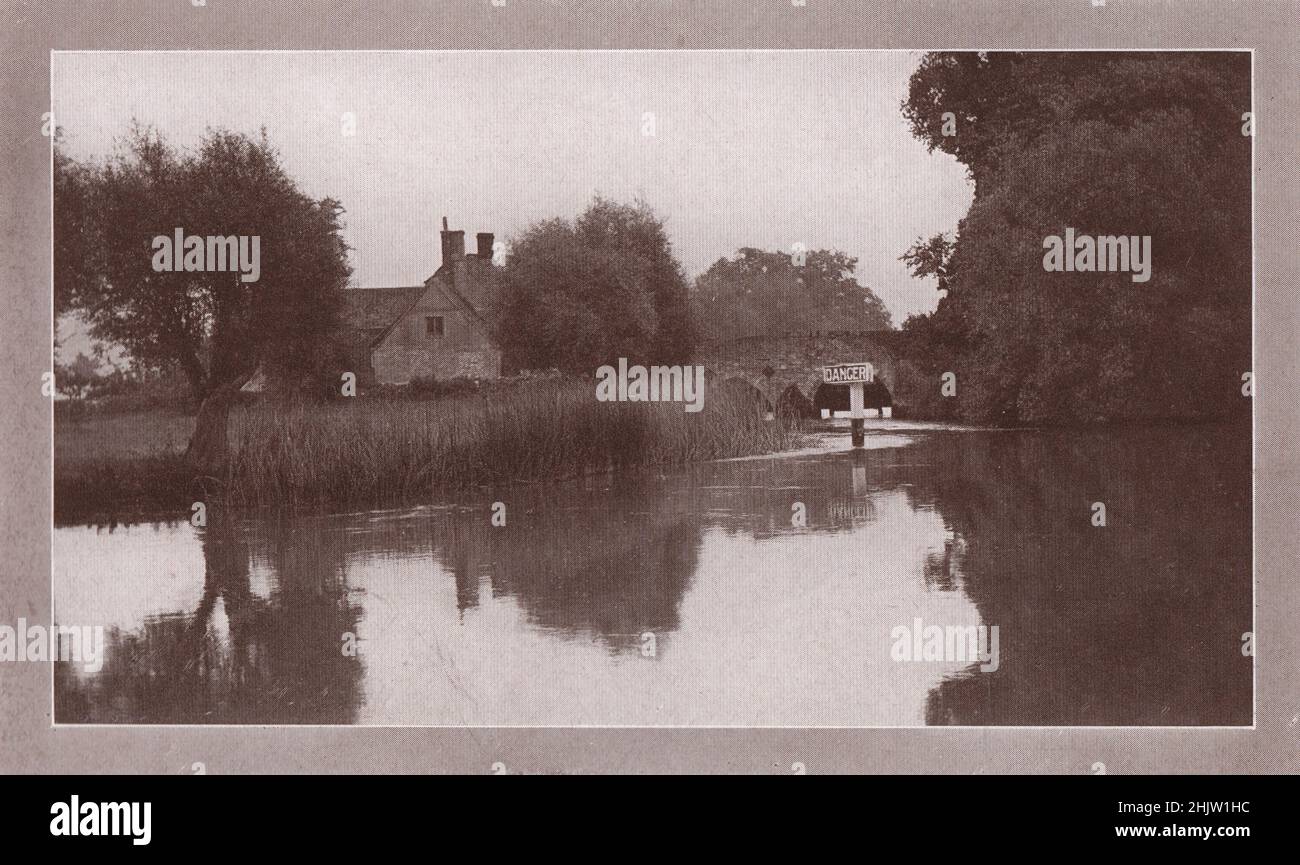 The Trout Inn, Godstow. Oxfordshire (1913 Stock Photo - Alamy