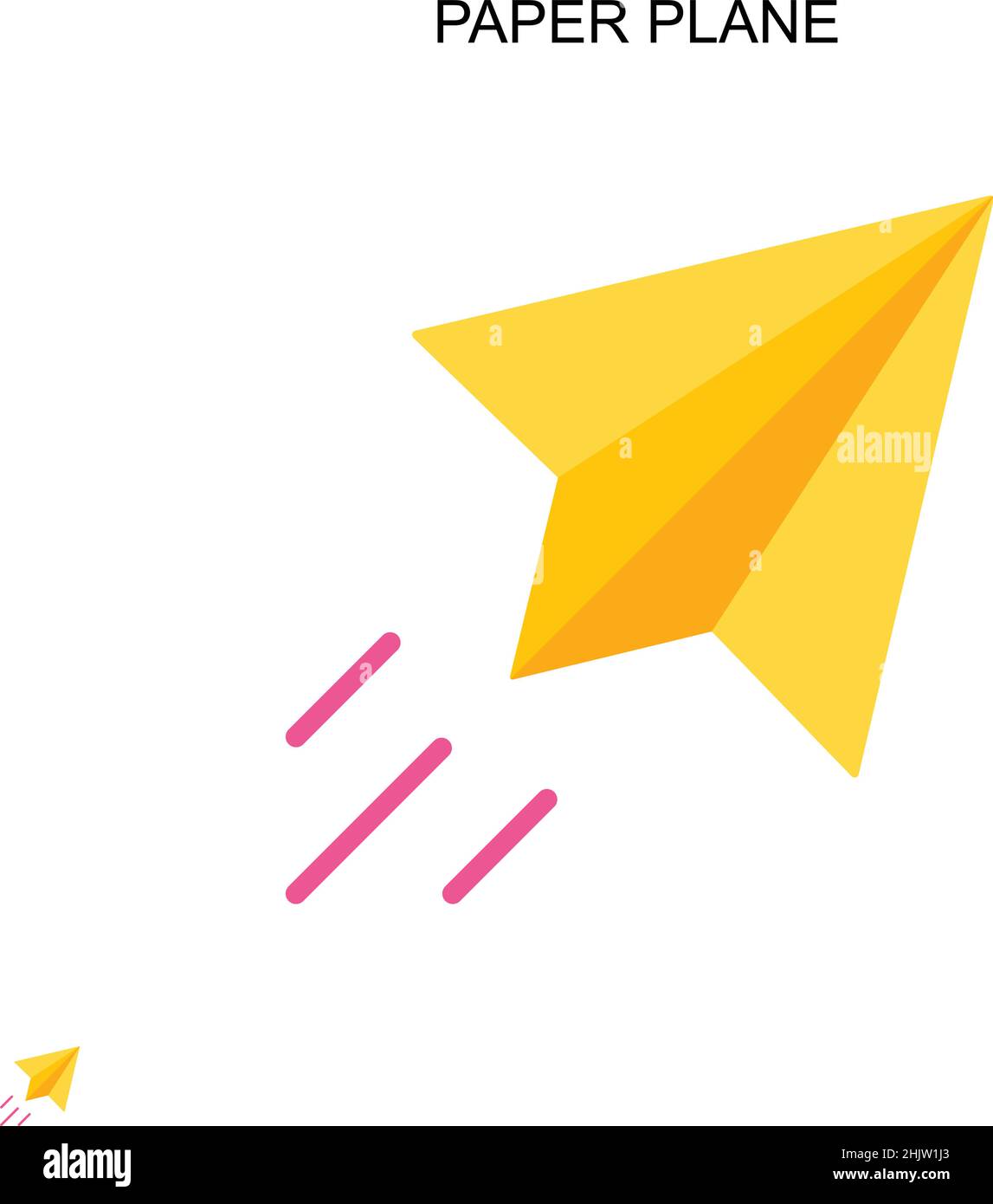 Draw airplane Stock Vector Images - Alamy