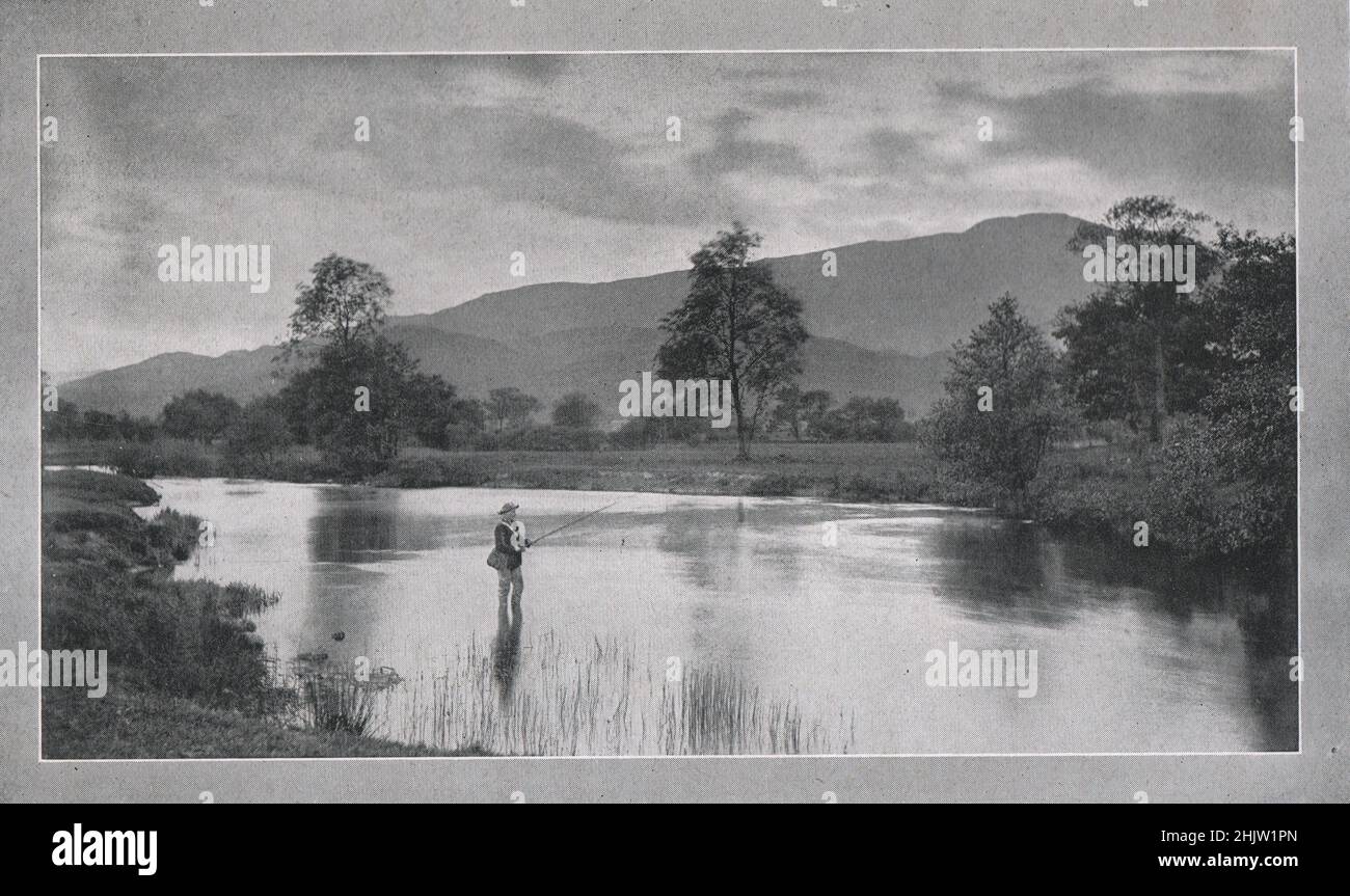 The River Teith, near Callander. Perthshire (1913 Stock Photo - Alamy