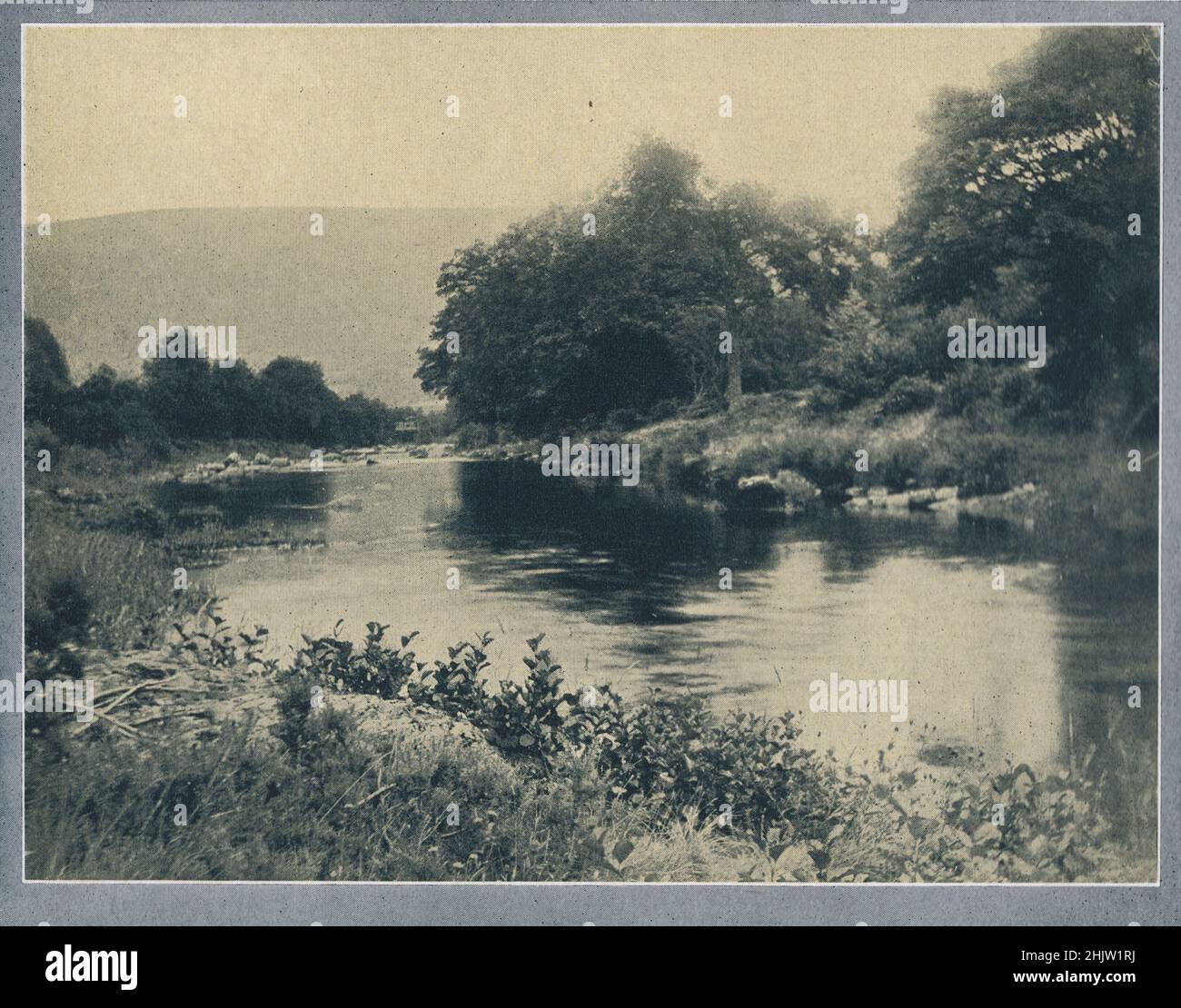 The Wye at Doldowlod. Radnorshire (1923 Stock Photo - Alamy