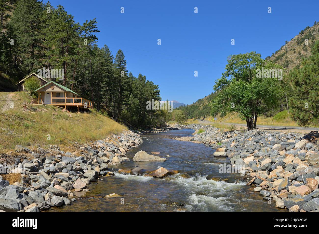 Poudre canyon highway hi-res stock photography and images - Alamy
